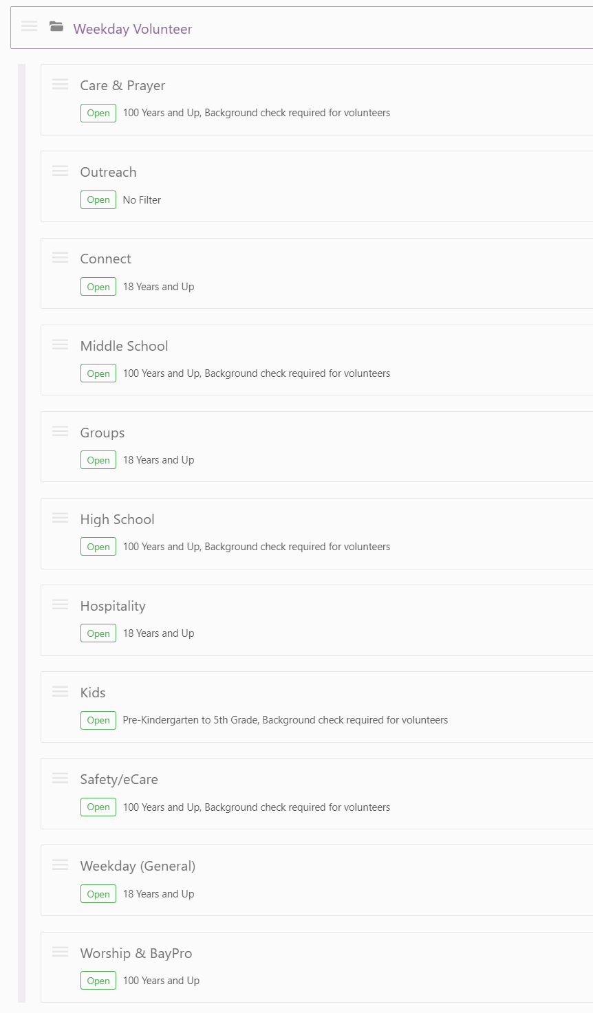 How Do Volunteers Check In During the Week? – Bayside Community Church